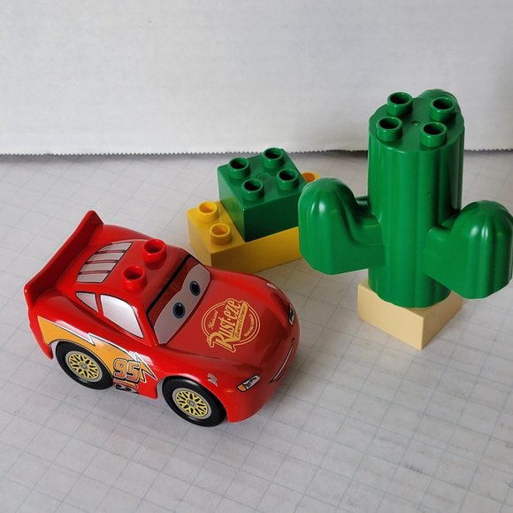 Lego | Toys | Lego Duplo Cars Red Rusteze Flame Green Cactus Lightning ...